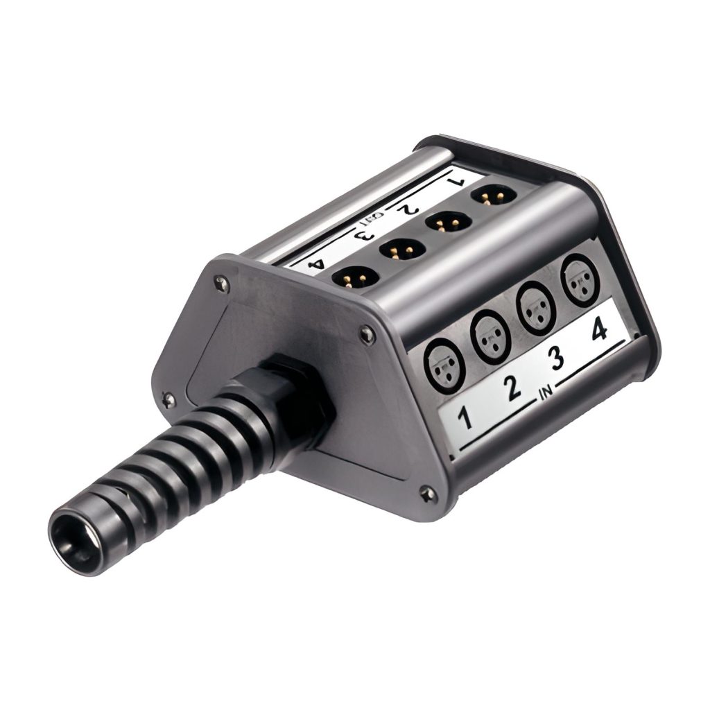 REAN NSB1A-8/4 Stage Box 8 Entradas y 4 Salidas, Conectores XLR, Alta ...